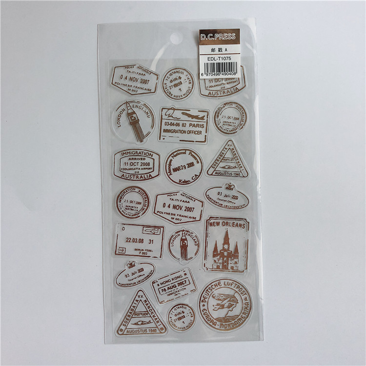 Classic Stamp Customized Logo Pvc Sticker Roll from China manufacturer ...
